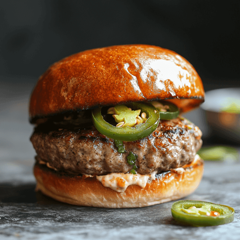 Spicy Jalapeño Burger: How to Make the Perfect Heat-Packed Burger for ...